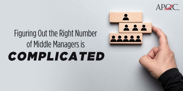How Many Middle Management Positions Do You Need? | APQC