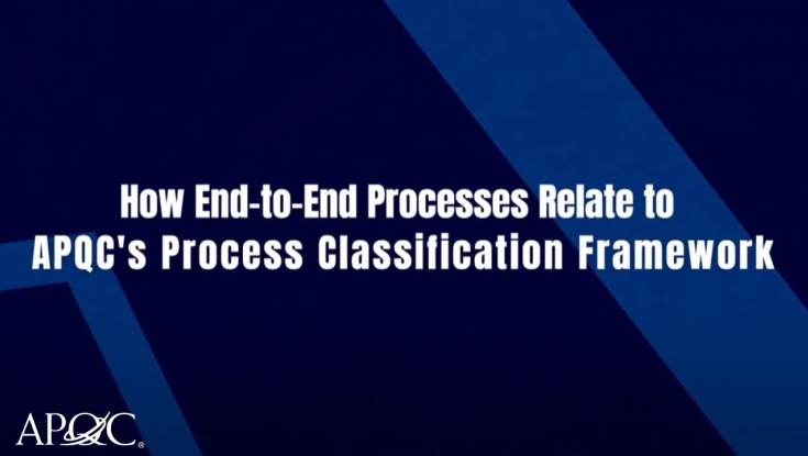 End-to-End Processes | APQC
