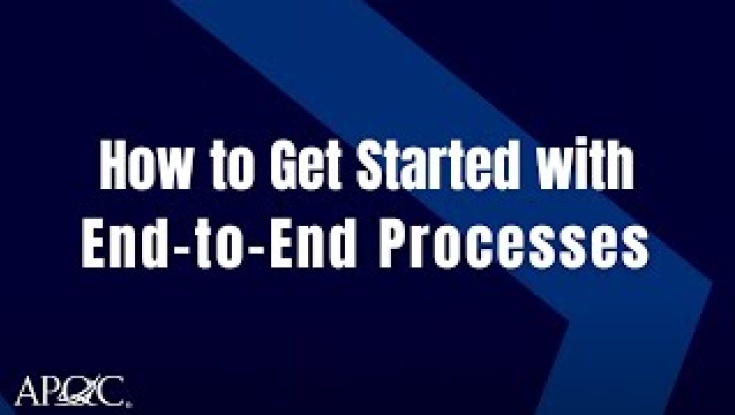 End-to-End Processes | APQC