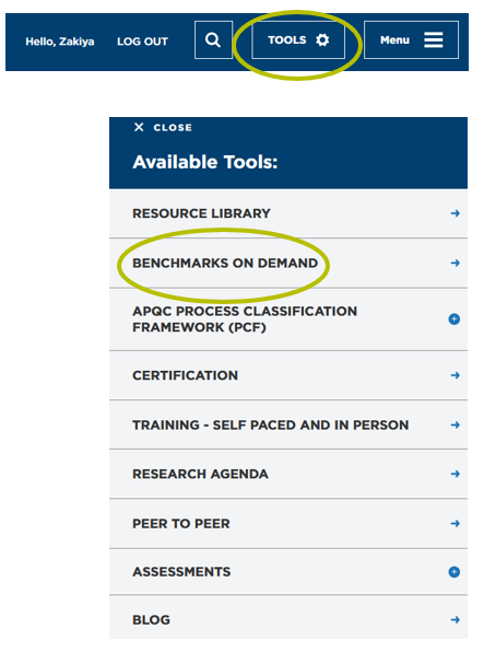 APQC Website User Guide | APQC